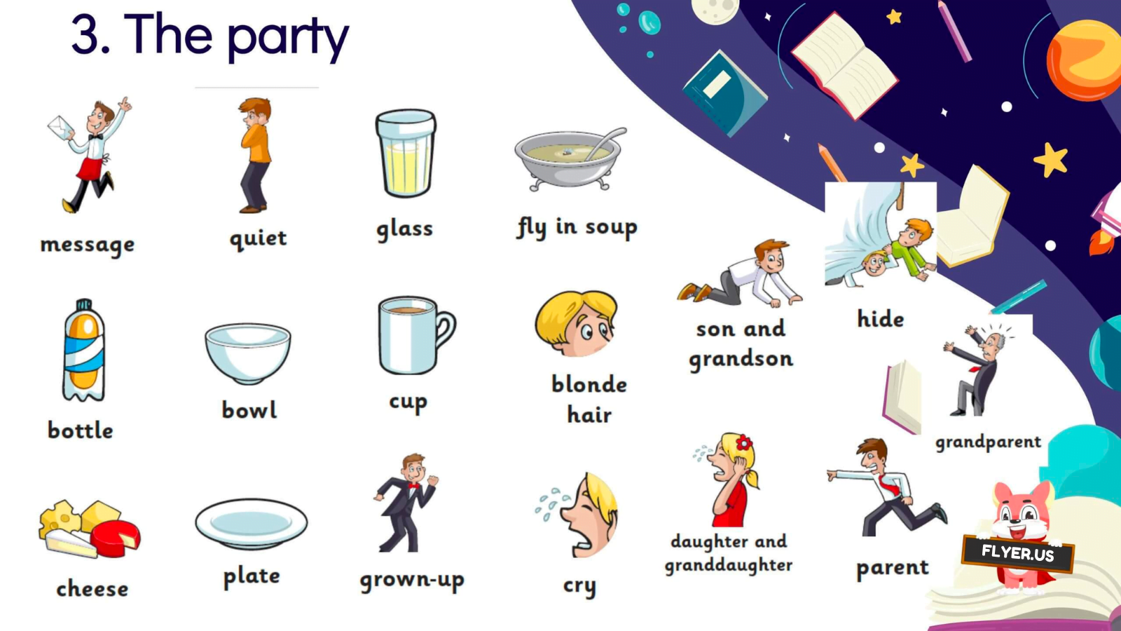 A1 Movers Cambridge vocabulary list - English Testing Platform For Kids
